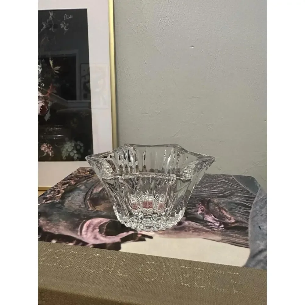 Mikasa | Accents | Mikasa Diamond Fire Votive Candle Holder Clear Glass ...